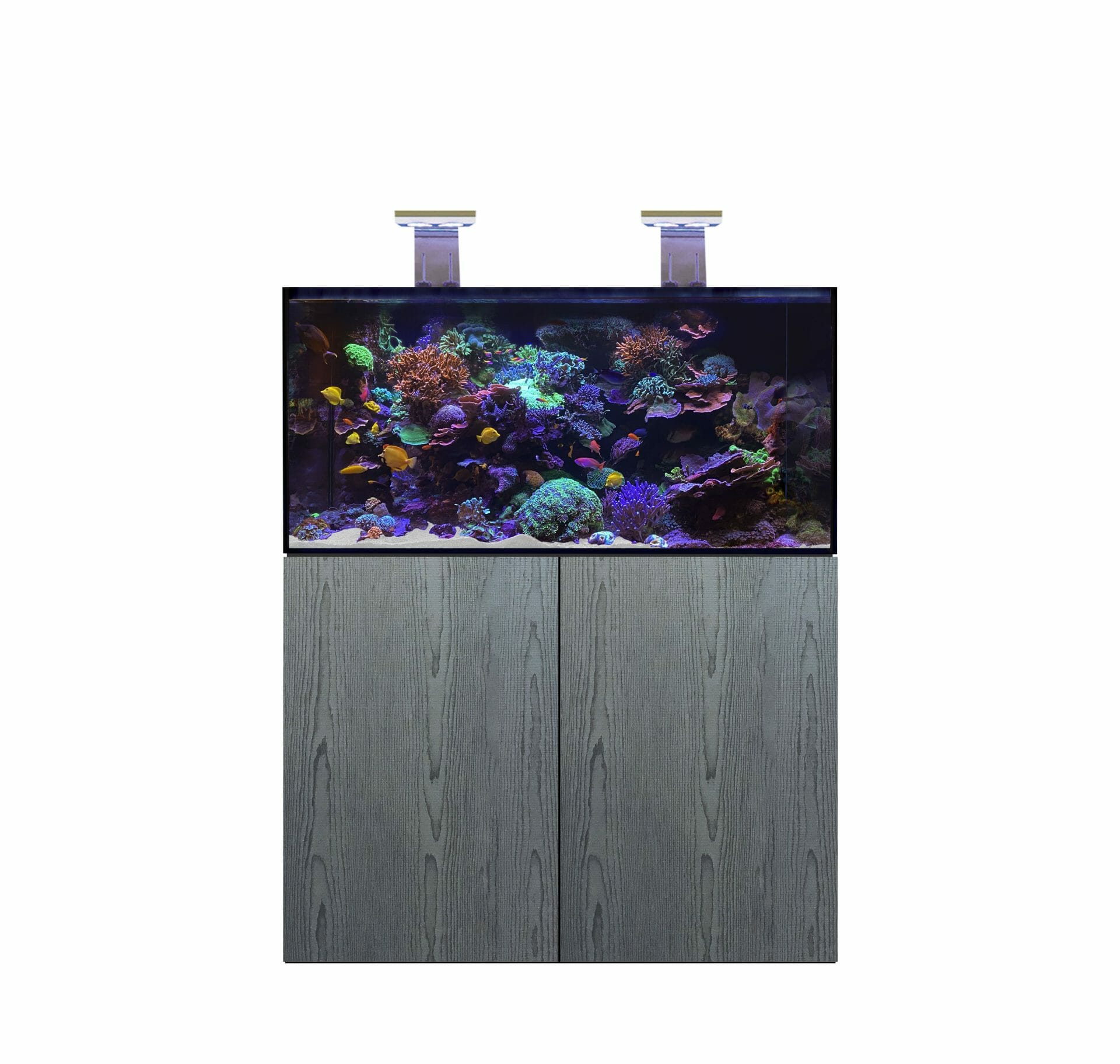 D-D AP Reef 1200 and Cabinet (Carbon Oak) Wooden Cabinet – H2O Aquatics